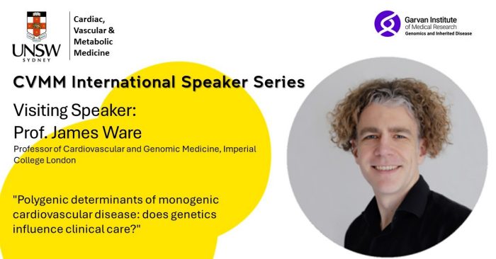CVMM International Speaker Series - James Ware | Cardiac, Vascular and Metabolic Medicine - UNSW ...